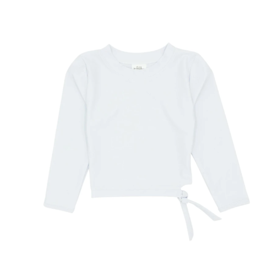 Feather 4 Arrow Ocean Love Cropped Rash Top - White – Casp Baby Mommy ...