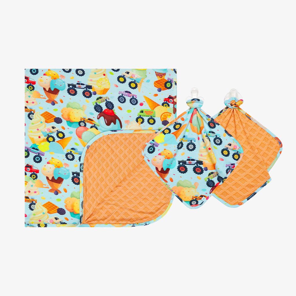 Posh Peanut Patoo & Lovey Set - Monster Truck and Waffle Cone – Casp ...