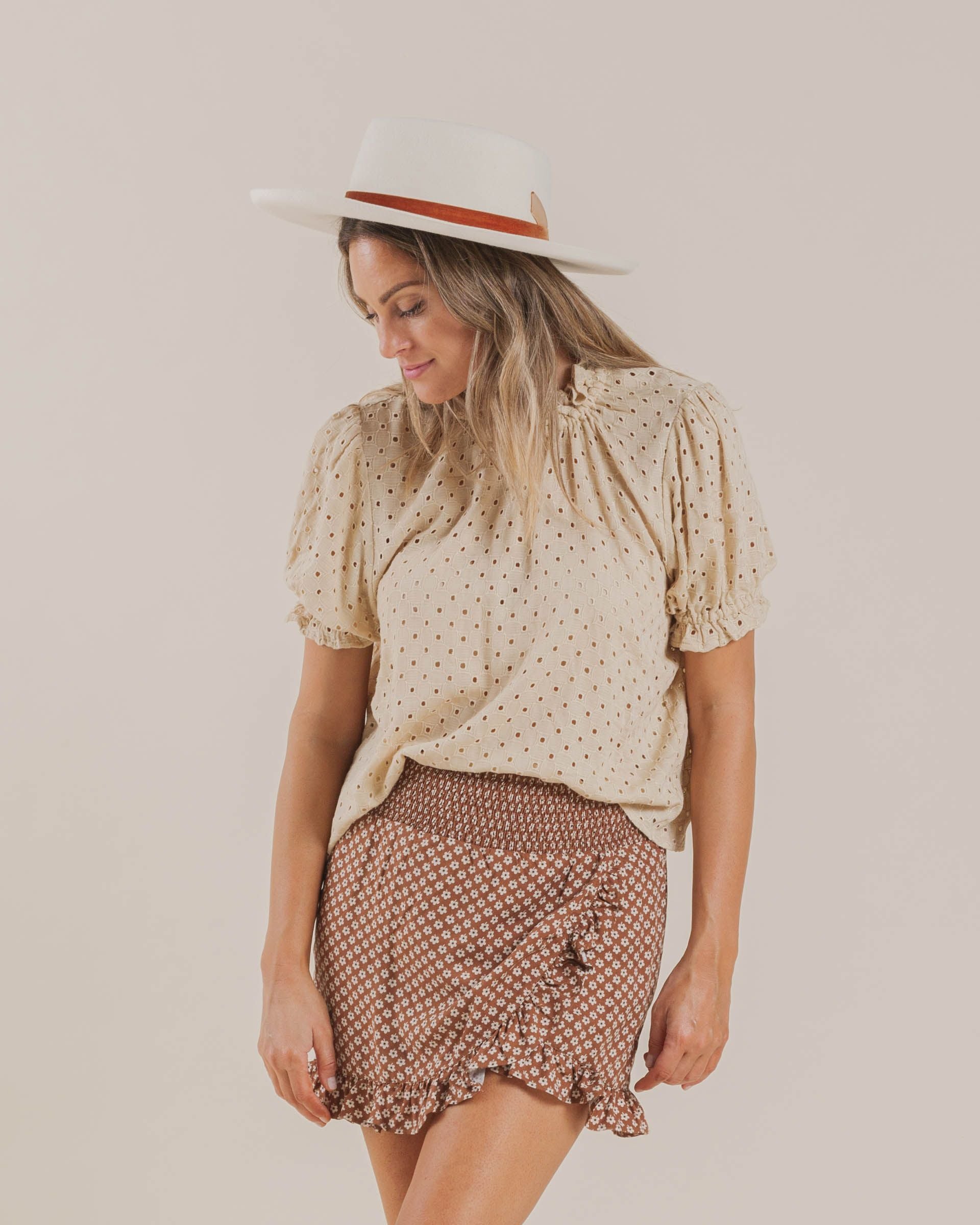 Rylee + Cru Women's Wrap Ruffle Skirt - Amber Flower Power – Casp Baby ...